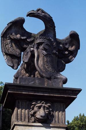 'Crest on Czapski Palace, Home of the Warsaw Academy of Fine Arts ...