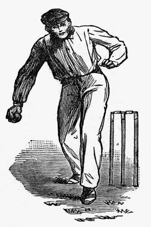 'Cricket the Underhand Bowling Technique' Posters | AllPosters.com