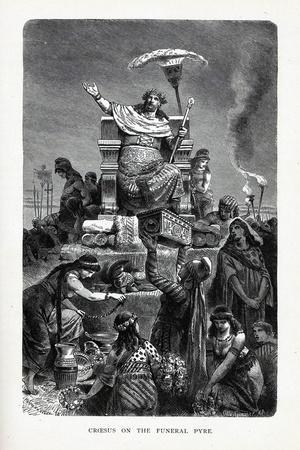 'Croesus on the Funeral Pyre, 1882' Giclee Print | AllPosters.com