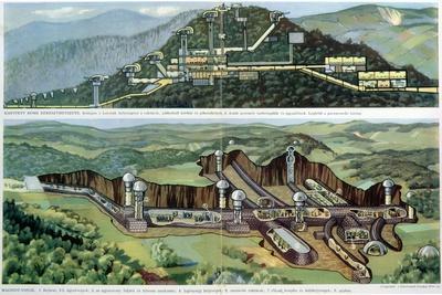 'Cross Section View of the Maginot Line' Giclee Print | AllPosters.com