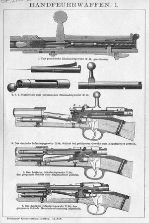 'Cross Sections of Gun Parts/Illust' Giclee Print | AllPosters.com