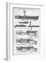 'Cross Sections of Gun Parts/Illust' Giclee Print | AllPosters.com