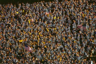 'Crowd of Uniformed Army Cadets Attending West Point Military Academy ...