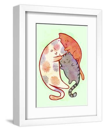 'Cuddling Cats' Art - My Zoetrope | AllPosters.com