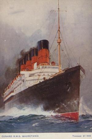 'Cunard Liner RMS Mauretania' Giclee Print | AllPosters.com