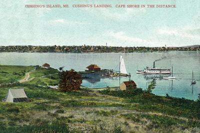 'Cushing's Island, Maine, View of Cushing's Landing, Cape Shore in the ...