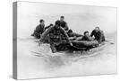 D Day: Survivors of a Landing Craft Sunk by German Fire with a Rubber ...