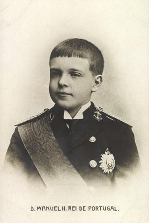 'D. Manuel Ii, Rei De Portugal, König, Portrait' Giclee Print ...