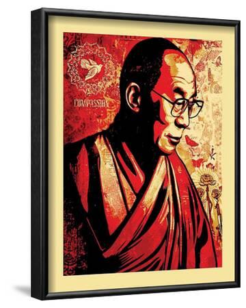 'Dalai Lama Compassion Graffiti Poster' Print | AllPosters.com
