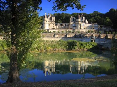 'Chateau D'Usse on the Indre River, Rigne-Usse, Indre Et Loire, Loire ...