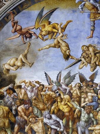 'Damned in Hell, from Last Judgment Fresco Cycle, 1499-1504' Giclee ...