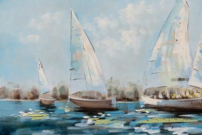 Sailing Boat Oil Painting Photographic Print - Dan Totilca | AllPosters.com