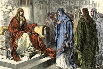 'Daniel and His Companions (Ananias, Azarias and Misael) Meeting the ...