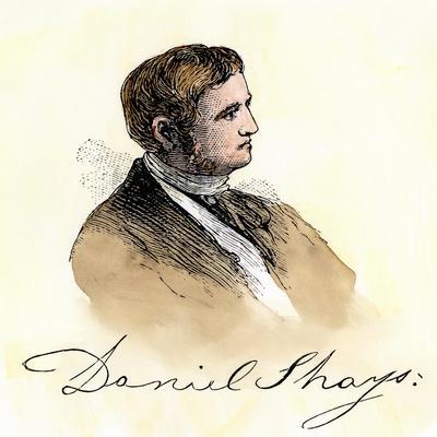 'Daniel Shays, Leader of Shays's Rebellion, with His Signautre' Giclee ...