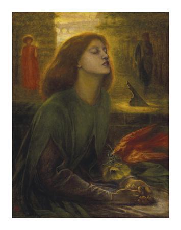 'Beata Beatrix' Premium Giclee Print - Dante Gabriel Rossetti ...