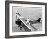 'Daredevils Playing Tennis on a Biplane' Photographic Print ...