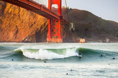 'Golden Surf' Photographic Print - Dave Gordon | AllPosters.com