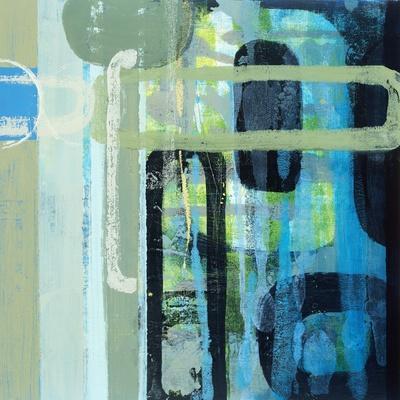 'Blue Crimp 4' Giclee Print - David Dauncey | AllPosters.com