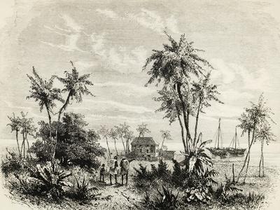 'David Livingstone's House in Zanzibar, Illustration from Last Journals ...