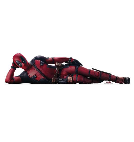 'Deadpool Laying Down (Deadpool Legacy)' Cardboard Cutouts - , MARVEL ... 'Deadpool Laying Down (Deadpool Legacy)' Cardboard Cutouts - , MARVEL ...