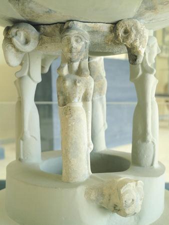 Dedalic-Style Perirrhanteria, Terracotta Lustral Basin from Archaic ...