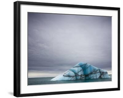 'Deep Blue Iceberg Near Brasvellbreen Glacier on Nordaustlandet ...
