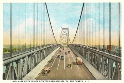 Delaware River Bridge, Philadelphia, Pennsylvania Art | AllPosters.com