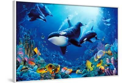'Delight of Life Underwater Scene Art Print Poster' Posters ...