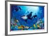 'Delight of Life Underwater Scene Art Print Poster' Posters ...