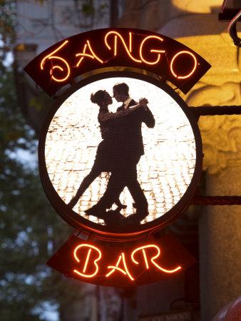 'Tango Bar Sign, Buenos Aires, Argentina' Photographic Print - Demetrio ...