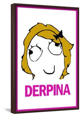 'Derpina Rage Comic Meme Poster' Posters | AllPosters.com