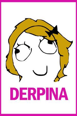 Derpina Meme Face
