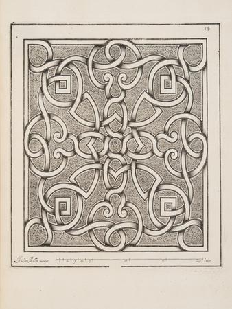 'Design for Parterre, from Theatre Des Plans Et Jardinages, Pub.1652 ...