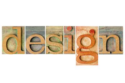 'Design Word - a Collage of Isolated Letterpress Wood Type Printing ...