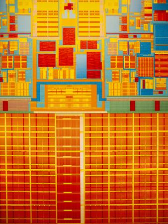 'Detail of Integrated Circuit, Intel Museum, Santa Clara, California ...