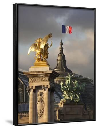 'Detail of the Pont Alexandre Iii Bridge, Paris, France' Photographic ...