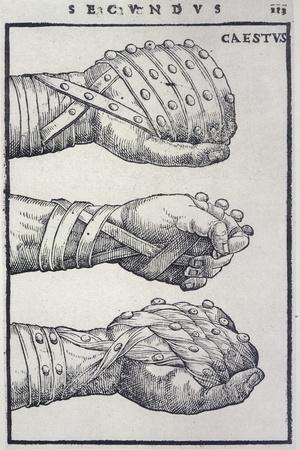 'Detailed Views of a Roman Cestus a Leather Glove Used in Ancient ...