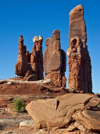 'Determination Towers Monolith Group in Courthouse Pasture Northwest of ...