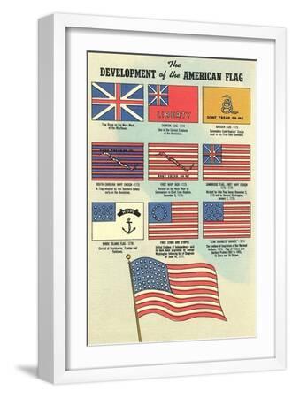 'Development of the American Flag' Art | AllPosters.com