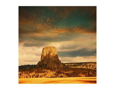 'Devil's Tower at Dusk' Print | AllPosters.com