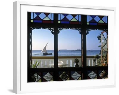 'Dhow Through Window, Zanzibar, Tanzania' Photographic Print - Peter ...