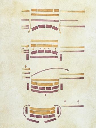 'Diagram Illustrates Battle of Cannae' Giclee Print | AllPosters.com