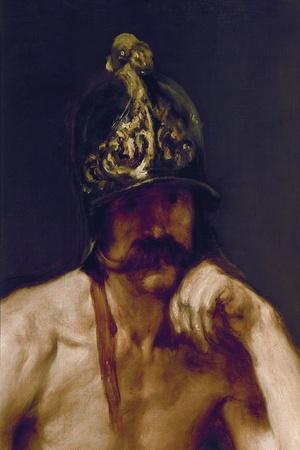 'Diego Velázquez / 'Mars', c. 1638, Oil on canvas, 179 × 95 cm, P01208 ...