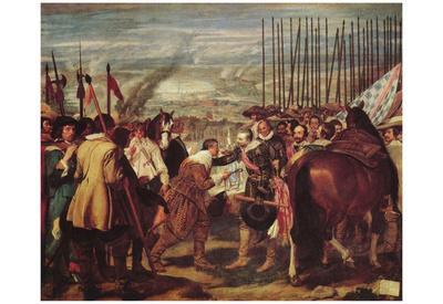 'Diego Velázquez (Surrender of Breda) Art Poster Print' Posters ...