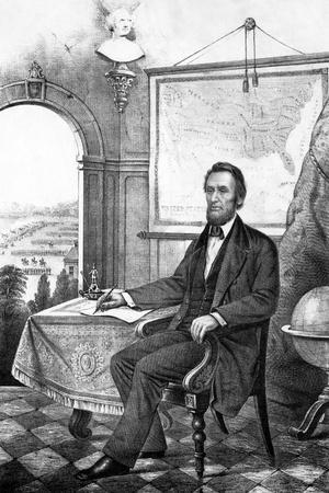 'Digitally Restored Vintage Civil War Print of President Abraham ...