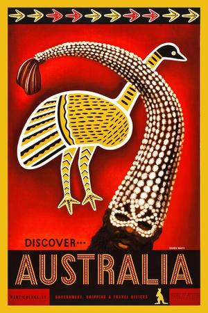 'Discover Australia' Prints - Eileen Mayo | AllPosters.com