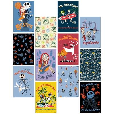 'Disney The Nightmare Before Christmas (1993) Collage 12Pk' Prints ...