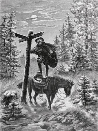 'Doctor Reading Road Signs' Giclee Print | AllPosters.com