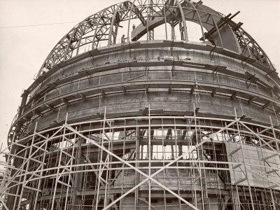 'Dome under Construction to House 200-Inch Telescope at Observatory on ...