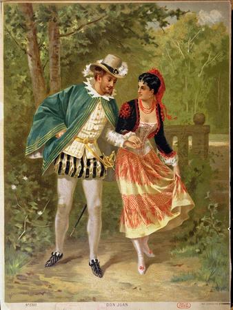 'Don Juan," Scene Illustrating the Opera "Don Giovanni" by Wolfgang ...